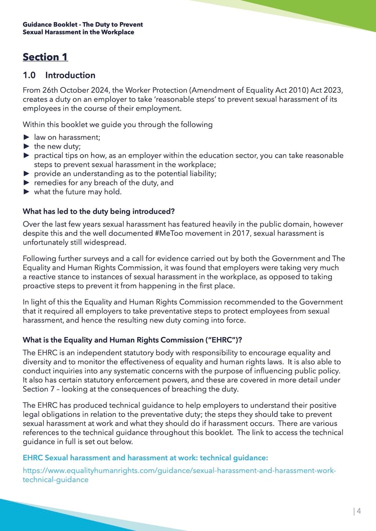 Duty to Prevent Sexual Harassment School Toolkit