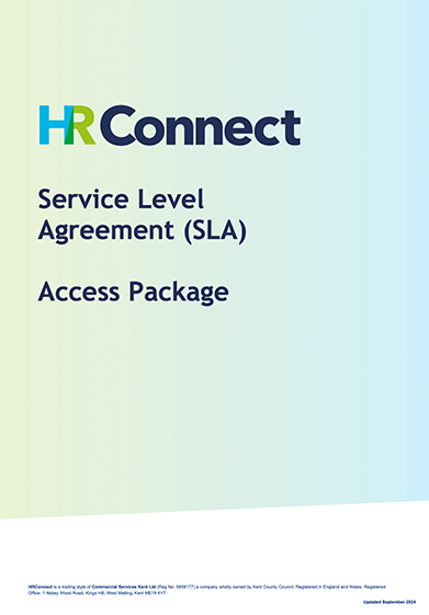 HR Connect - Access Package - SLA